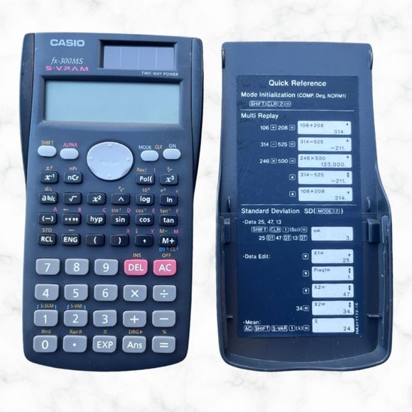 Other | Casio Fx30ms Solar Scientific Calculator Svpam With Cover ...